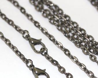 Gunmetal Chain - Etsy
