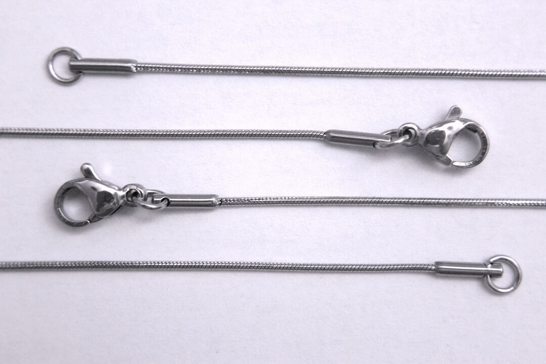Stainless Steel Snake 1 MM Chain Wholesale Necklace USA Seller - Etsy