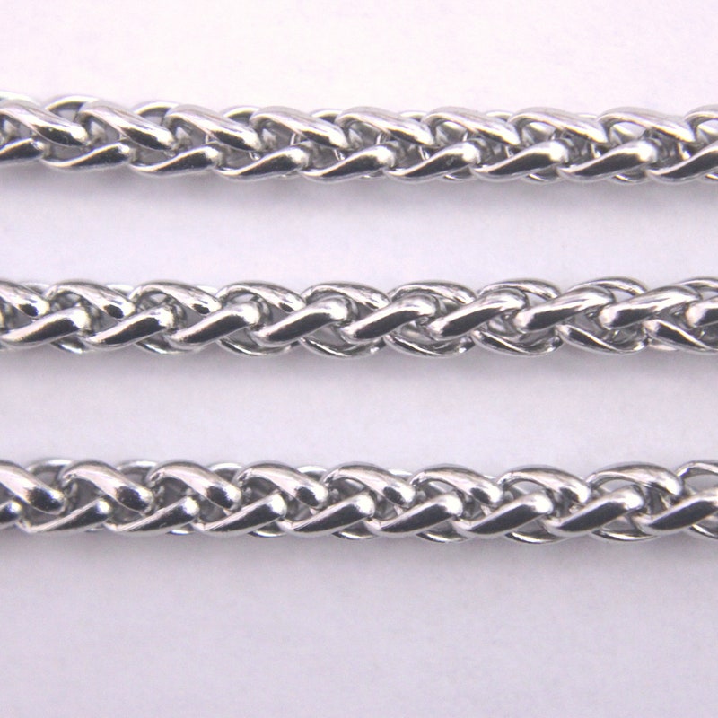 Bulk Wheat Silver Chain - Etsy
