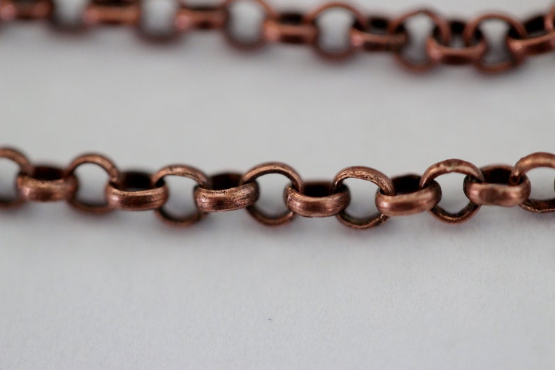 Antique Copper Plated Rolo Chains Wholesale Necklace Lot Bulk - Etsy