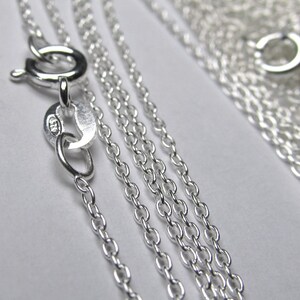 Sterling Silver Cable Link Chain 1.2 MM Genuine Lot Wholesale - Etsy