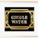 Great Gatsby Giggle Water Sign, Art Deco Sign, Roaring 20s Gatsby Theme ...