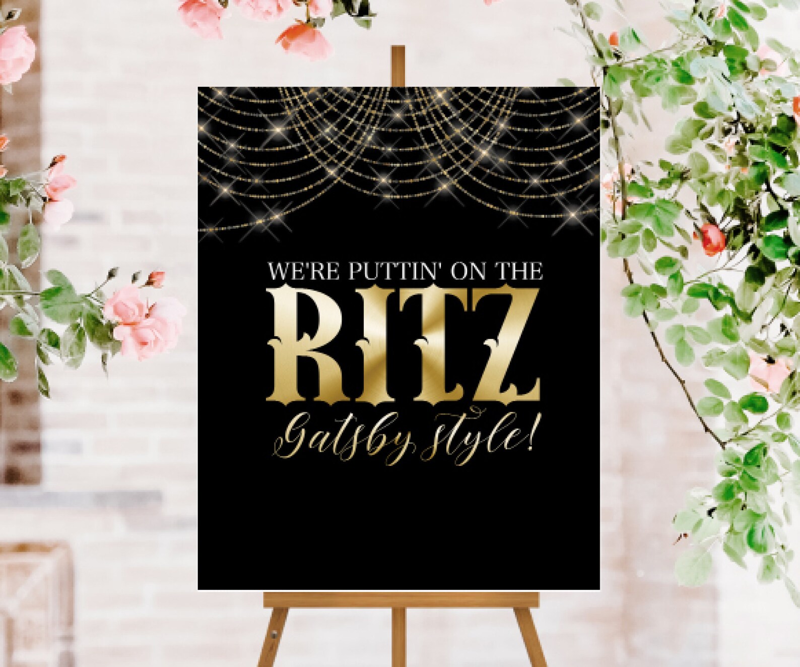 Great Gatsby Invitation-puttin on the Ritz Invitation-art Deco ...
