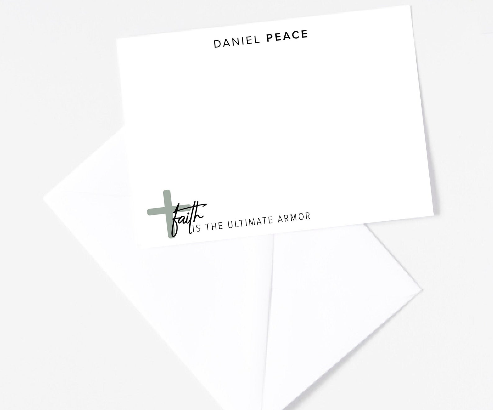 Faith Stationery Set-religious Personalized Stationery Set-christian ...