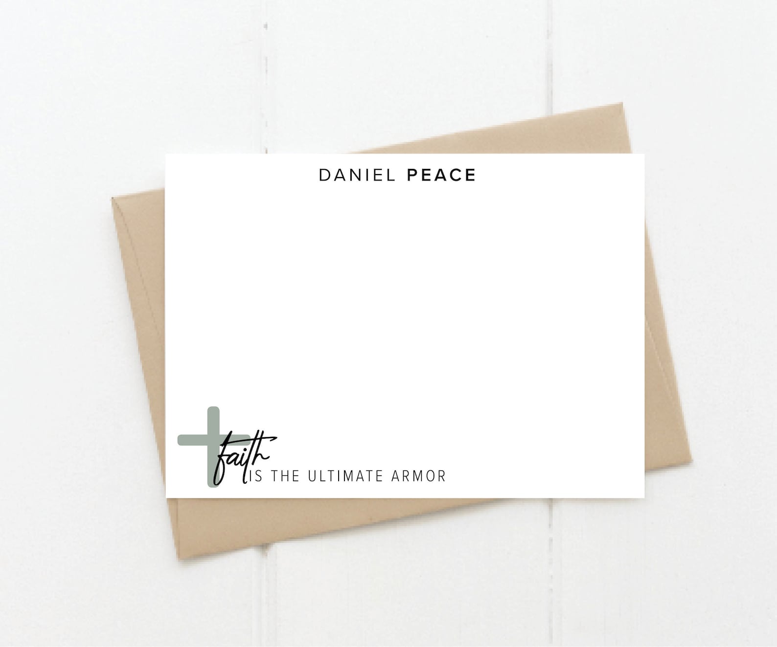 Faith Stationery Set-religious Personalized Stationery Set-christian ...