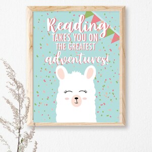 Reading Takes You on the Greatest Adventure Print-digital File-love to ...