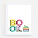 Bookworm Reading Print-classroom Decor-classroom - Etsy