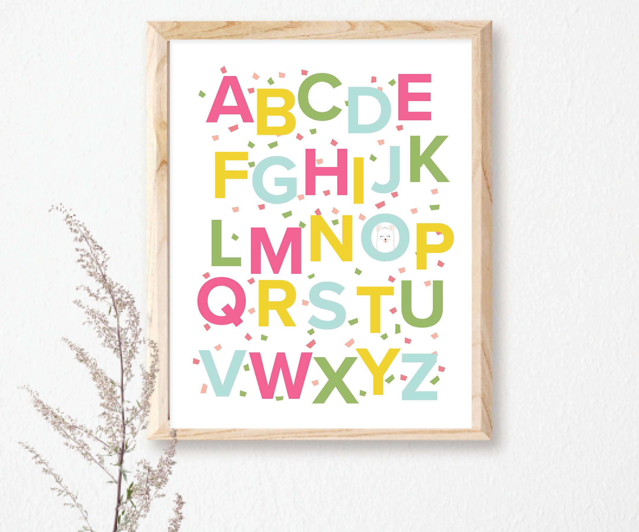 ABC Print-nursery ABC Print-classroom ABC Print-digital - Etsy
