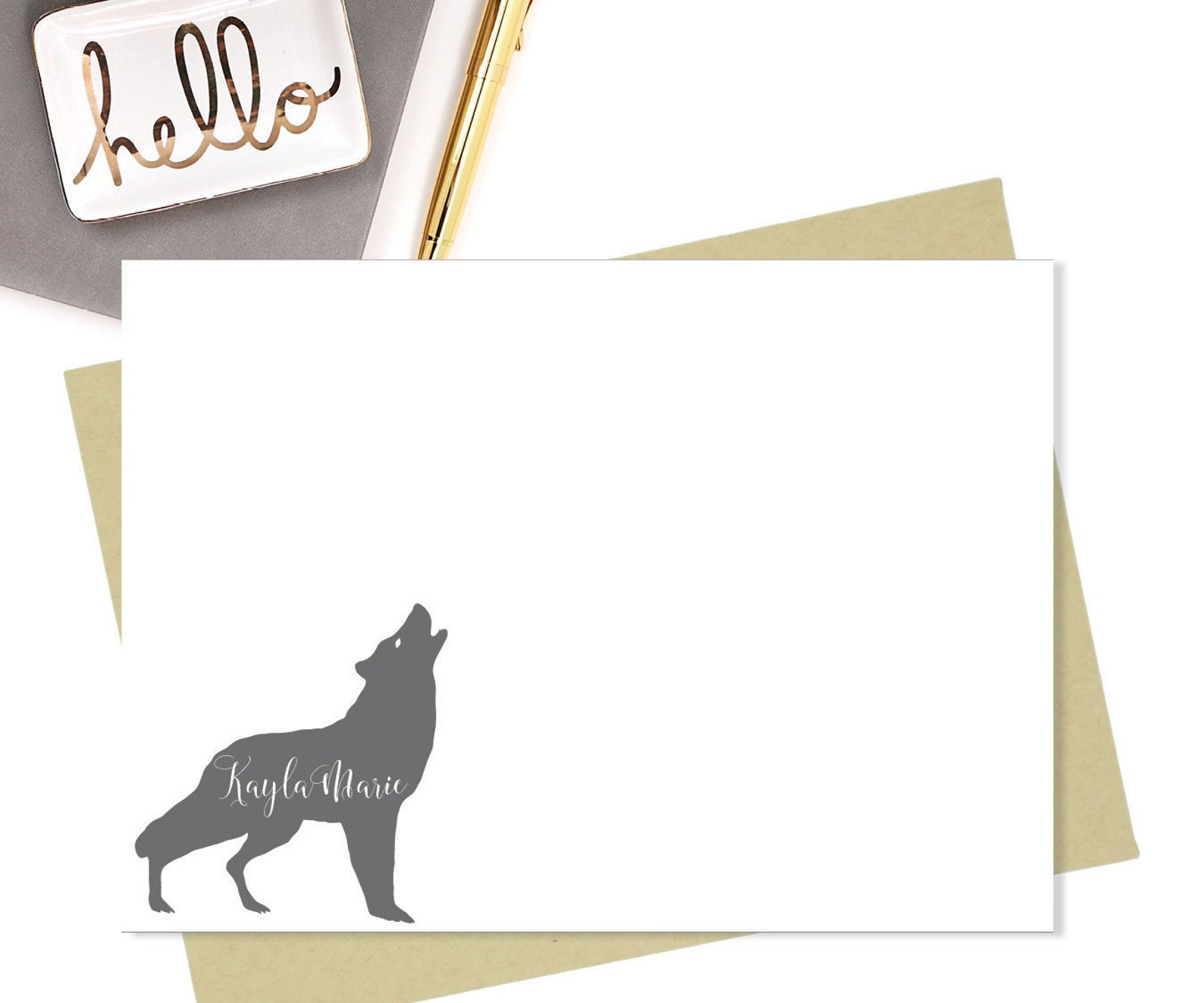 Notecards-personalized Stationary-5x7-stationary-personalized - Etsy
