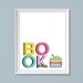 Bookworm Reading Print-classroom Decor-classroom - Etsy