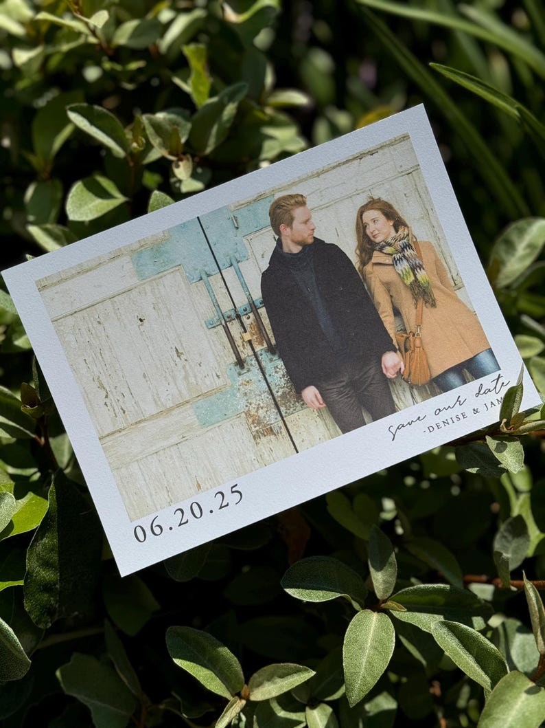 Save Our Date Card-save the Date-photo Card-digital File-printable Save ...