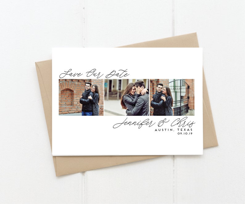 Save Our Date Invitation Photo Card-digital File-printable - Etsy
