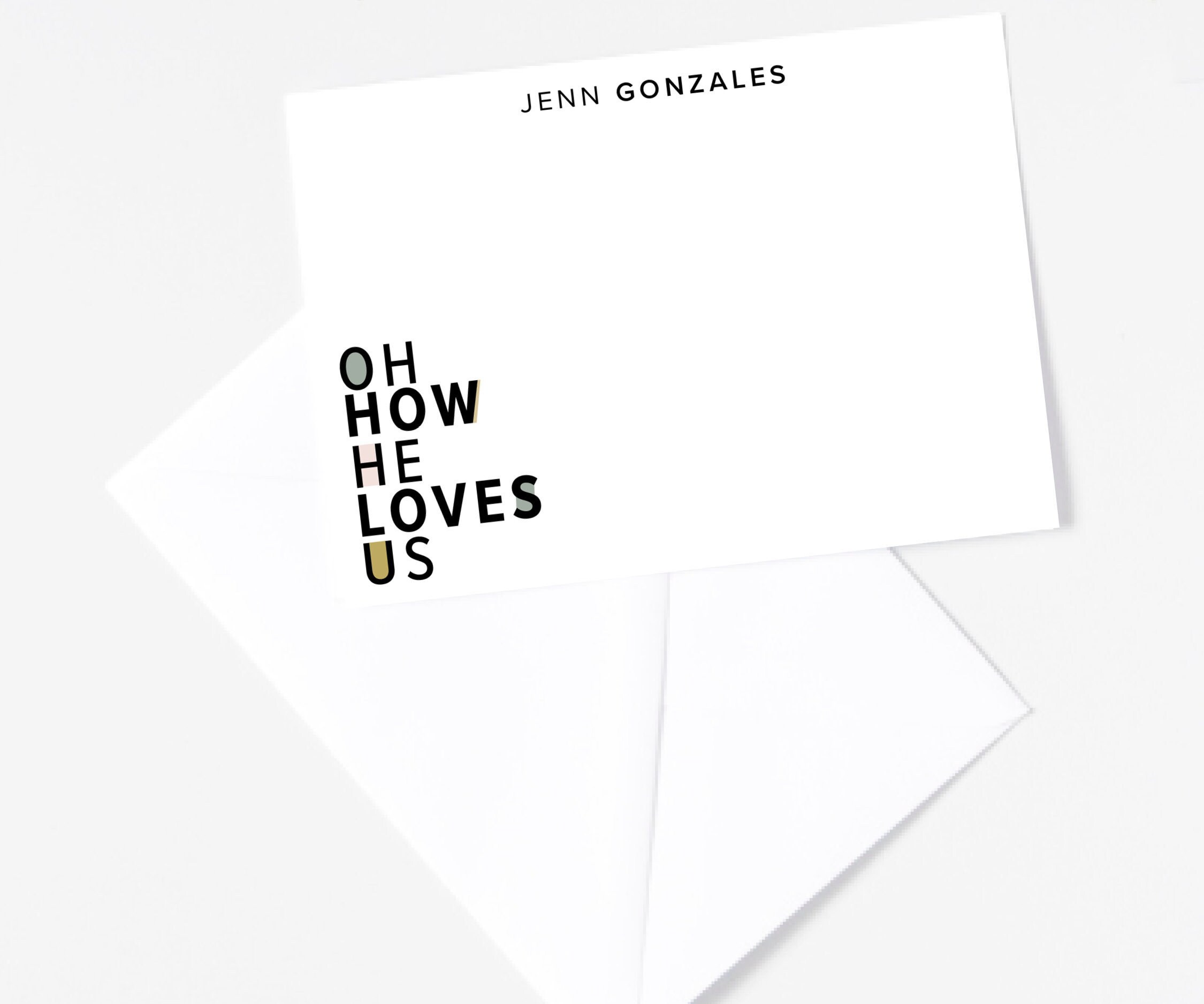 Religious Note Cards-scripture Stationery-5x7-faith Note Cards ...