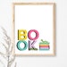 Bookworm Reading Print-classroom Decor-classroom - Etsy