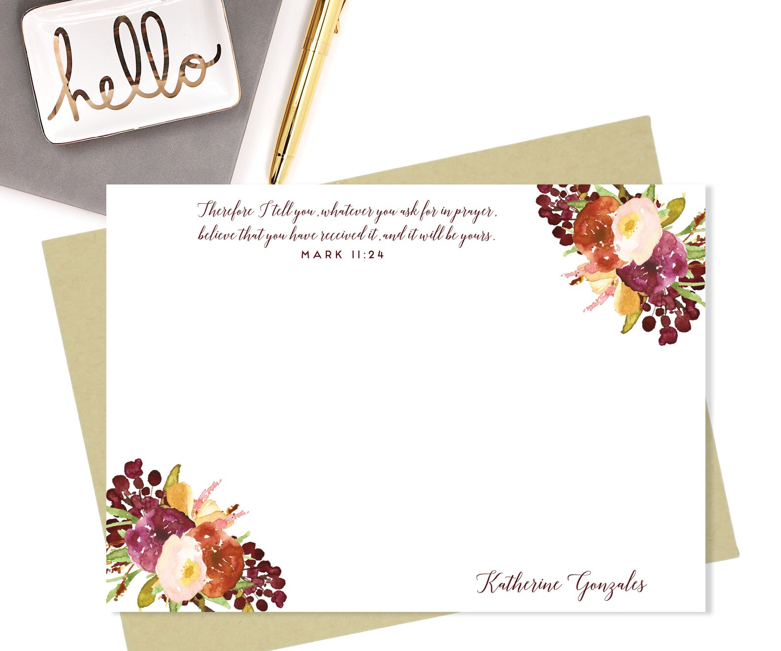 Religious Note Cards-personalized - Etsy