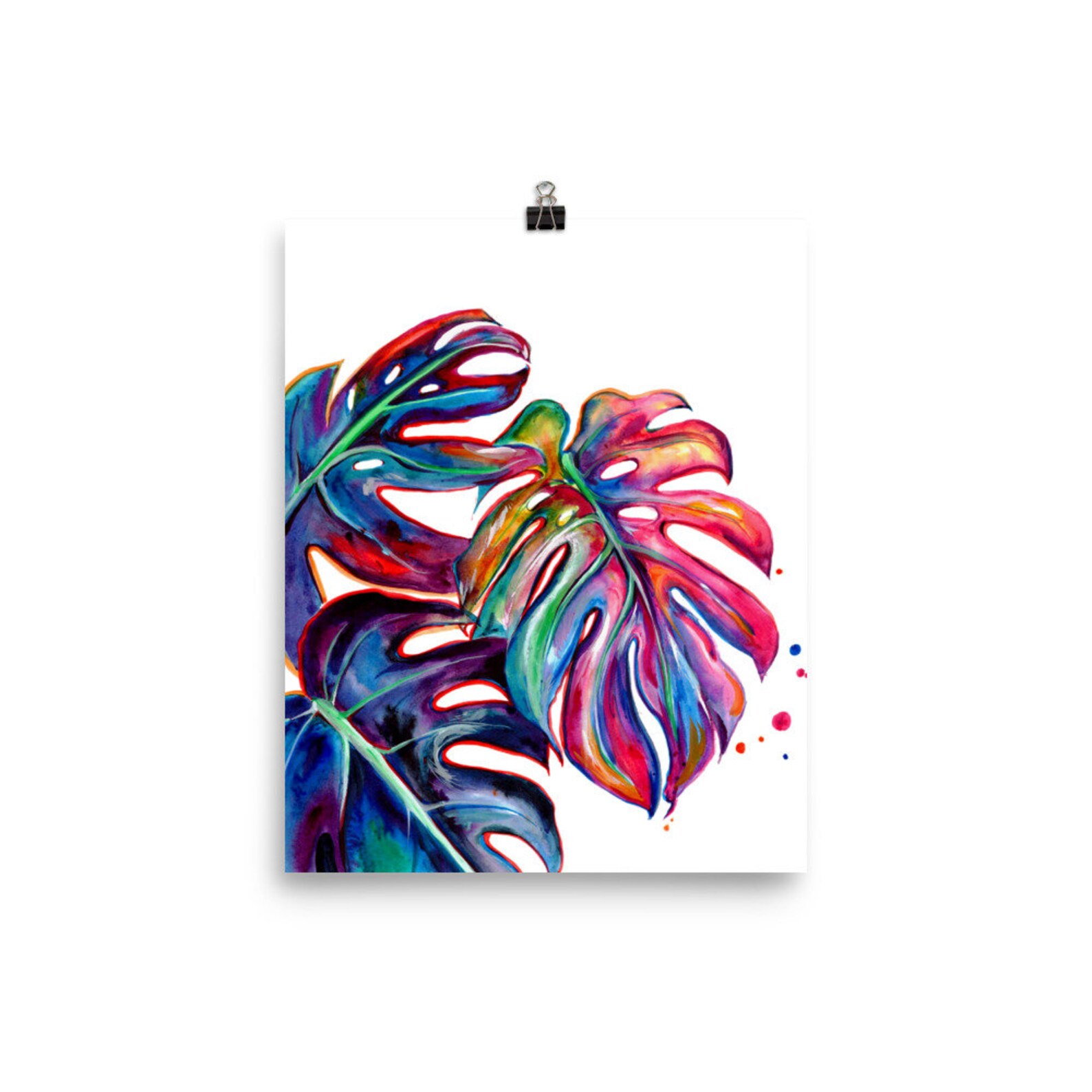 Monstera Plant Art art Print of Original Watercolor Painting - Etsy