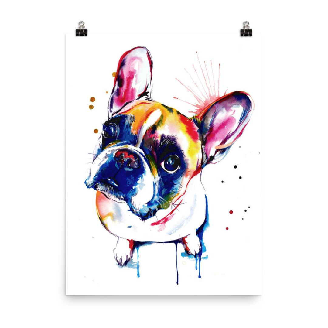 Frenchie Poster - Etsy