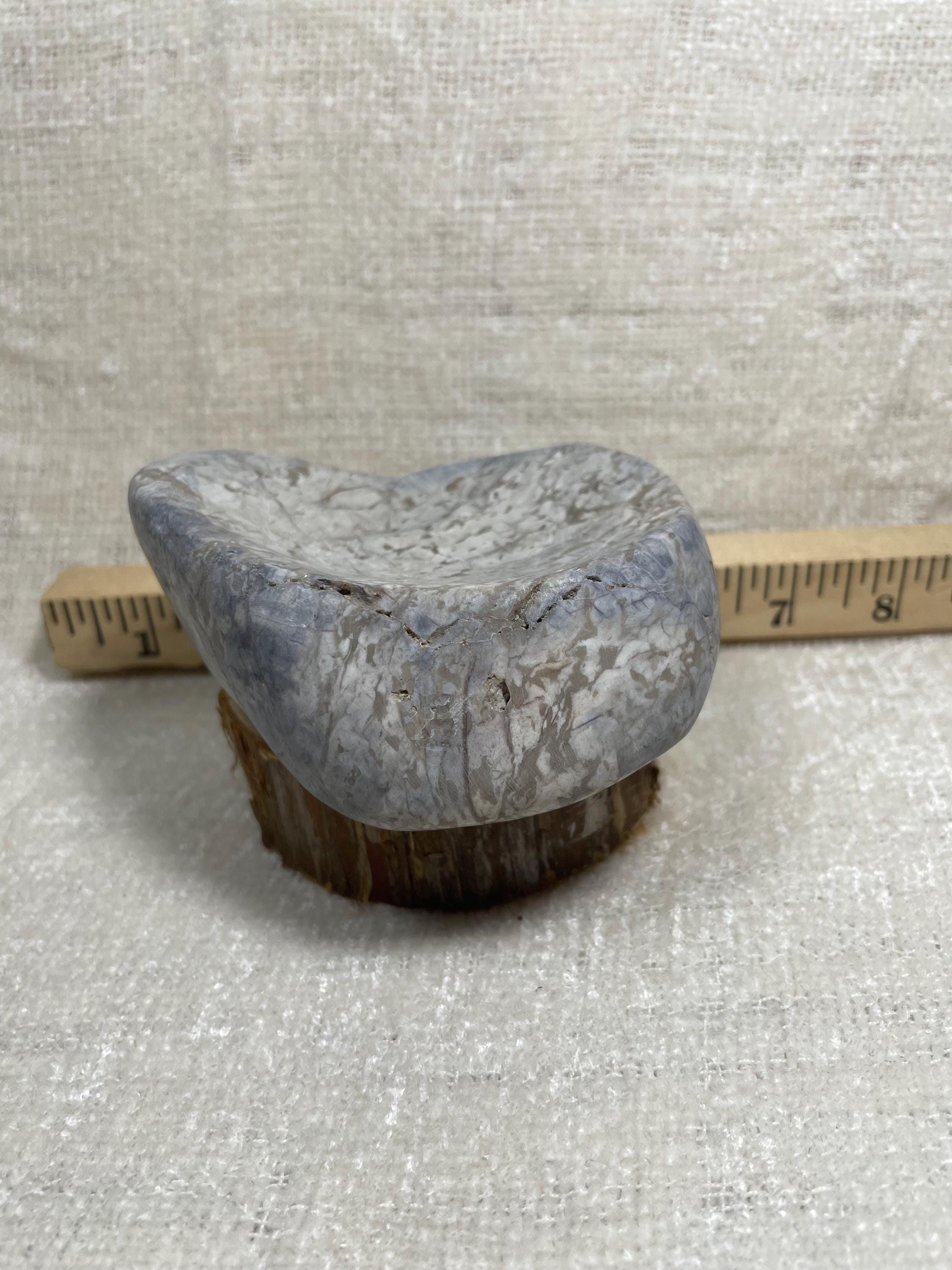 Hand Carved Polished by Native American Tennessee Chert Stone Dish - Etsy