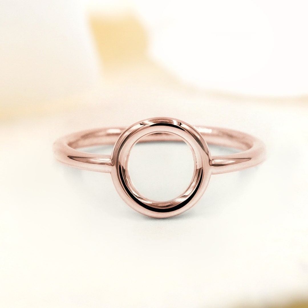 Open Circle Ring - Etsy