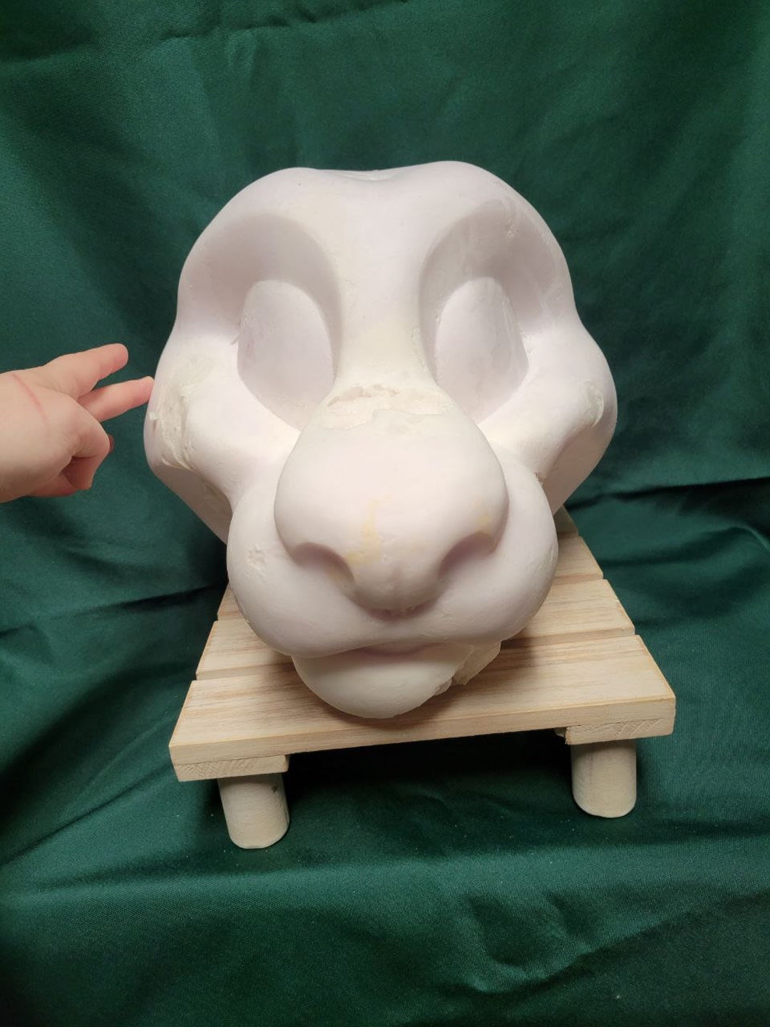 Foam Cast Purple Feline Head Base C Grade - Etsy