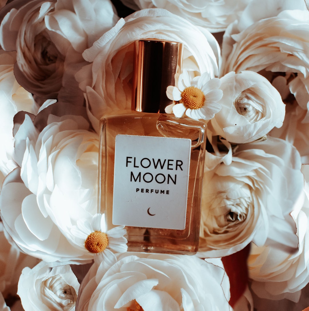 Flower Moon Perfume Oil: Blood Orange, Lily, Vanilla - 15ml Roll On - Etsy