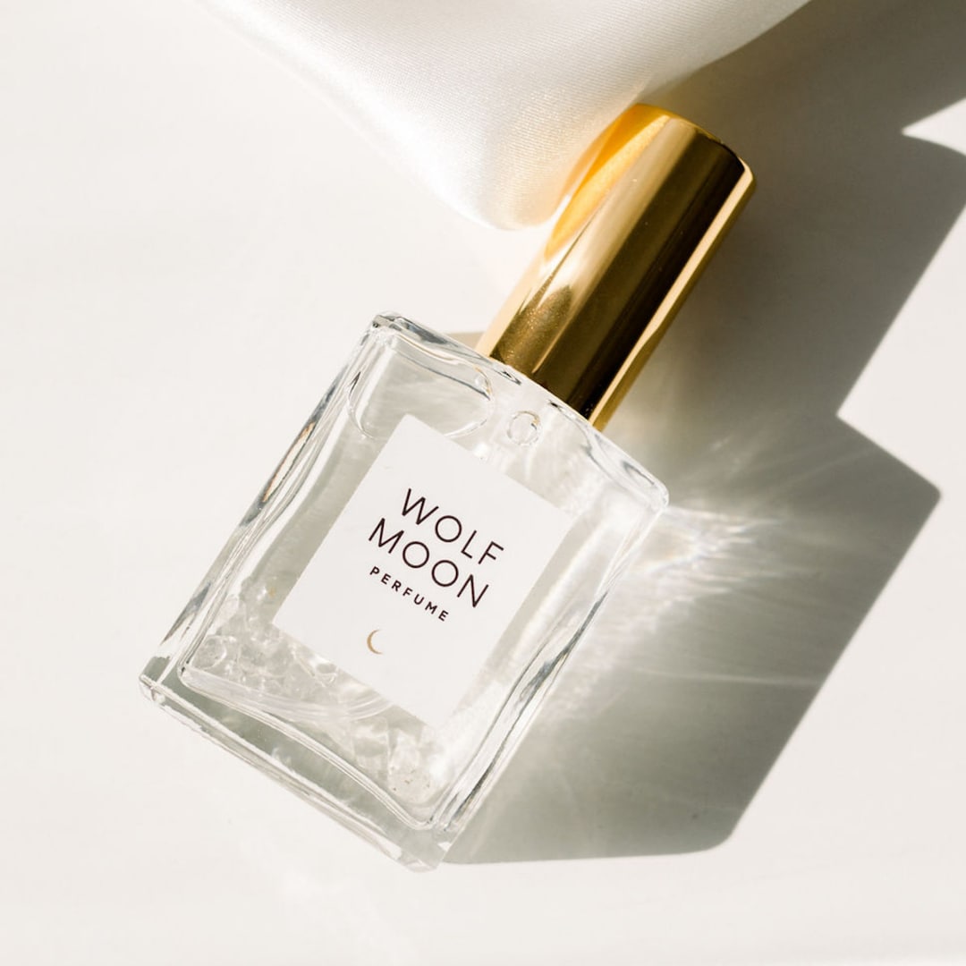 Wolf Moon™ Eau De Parfum: Amber, Vanilla, Musk - Crystal Infused - Etsy