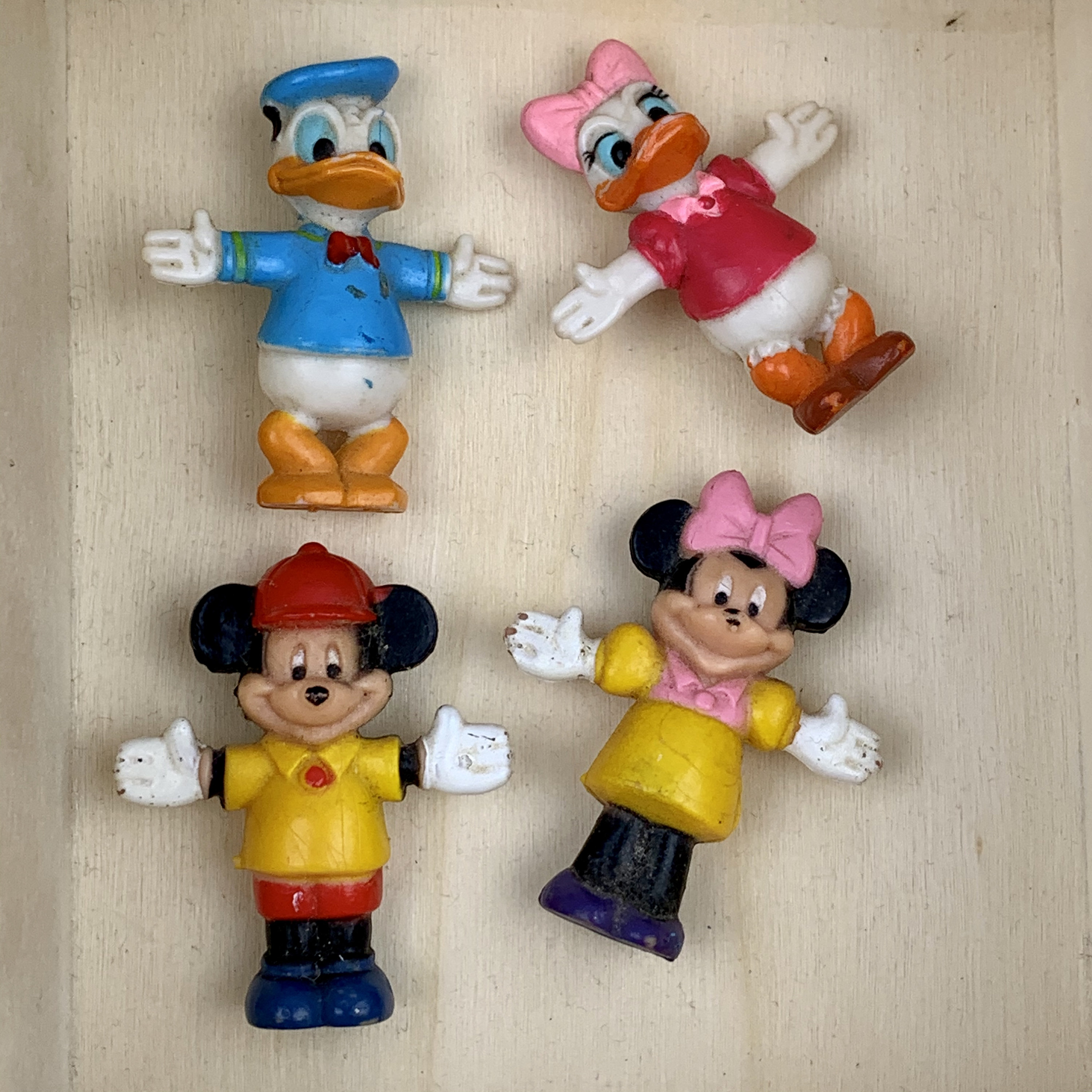 Sale Lot of 4 Vintage Walt Disney Miniatuur Beeldjes Vintage | Etsy