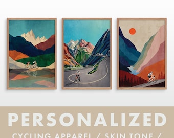 The Cycling Collection: Set of Three Cycling Prints, Photography Print ...