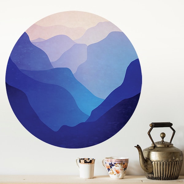 Landscape Wall Decal - Etsy