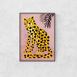Wild Animal Print. Cheetah. - Etsy