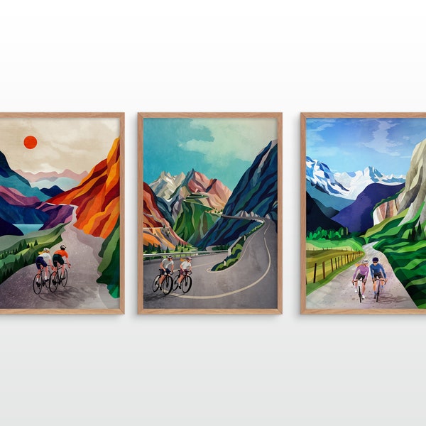 Cycling Art - Etsy