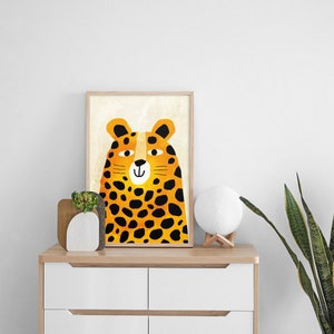 Cheeta Nursery Print. Beautiful Archival Print for Your Wall. - Etsy