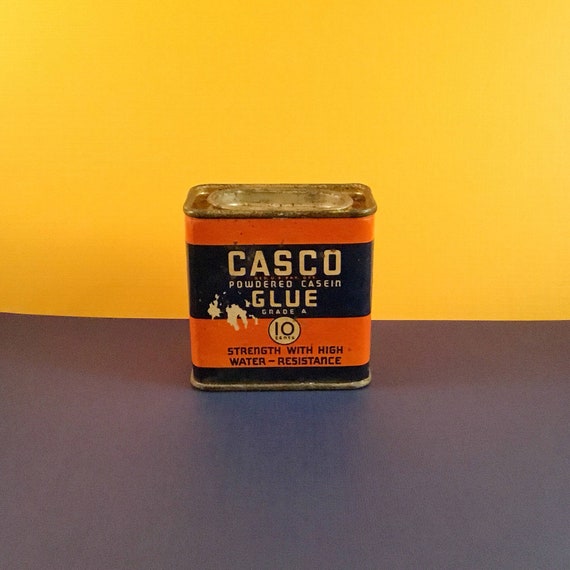 Vintage CASCO Powdered Casein GLUE Tin CAN Advertising | Etsy