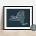Craft Beer Print, Rochester Art, Finger Lakes Beer, NY Breweries, NY ...