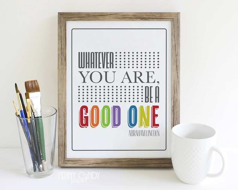 Lincoln Quotes Abraham Lincoln Art Classroom Quotes - Etsy