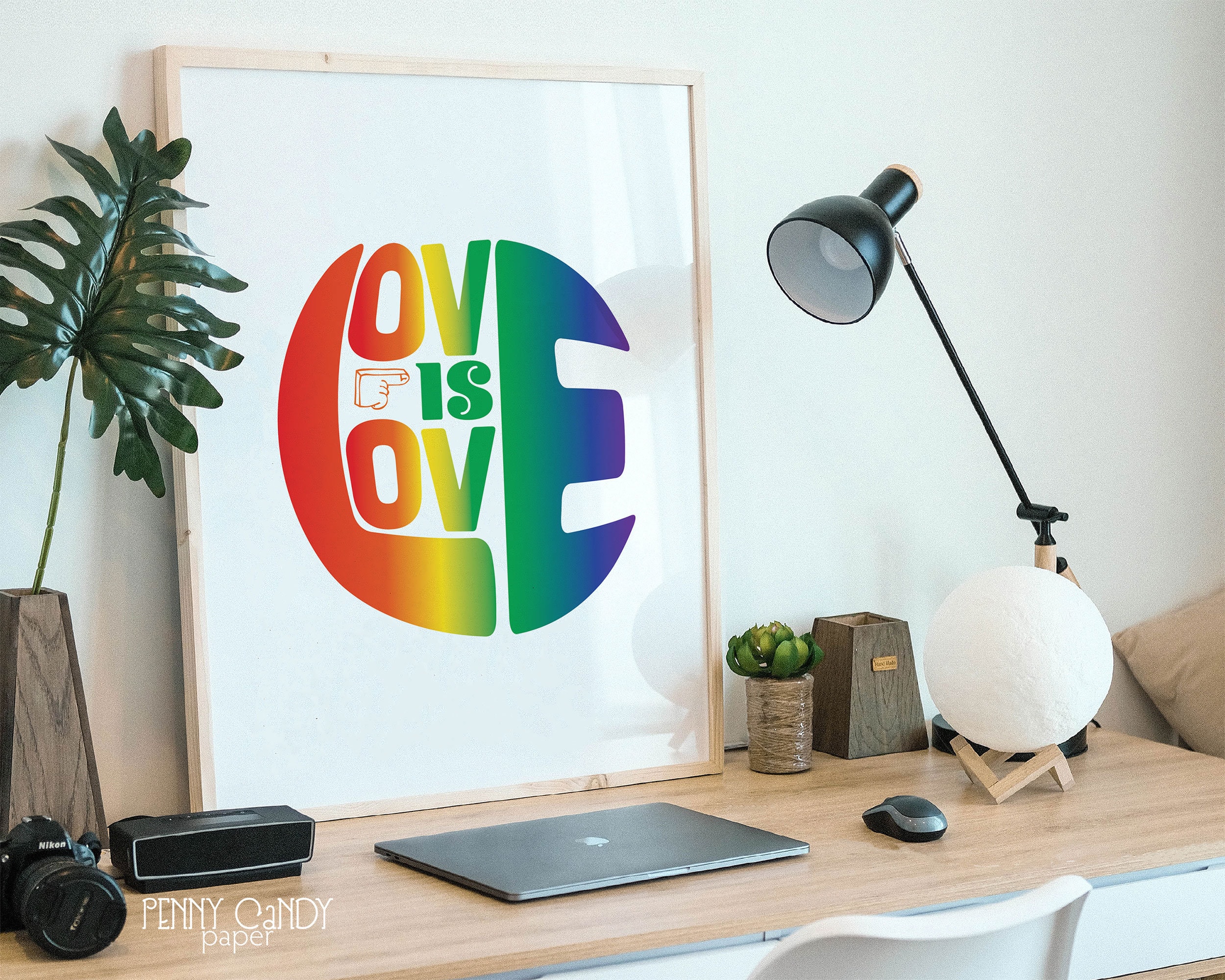 Love is Love Printable LGBTQ Art Gay Pride Wall Art Queer - Etsy