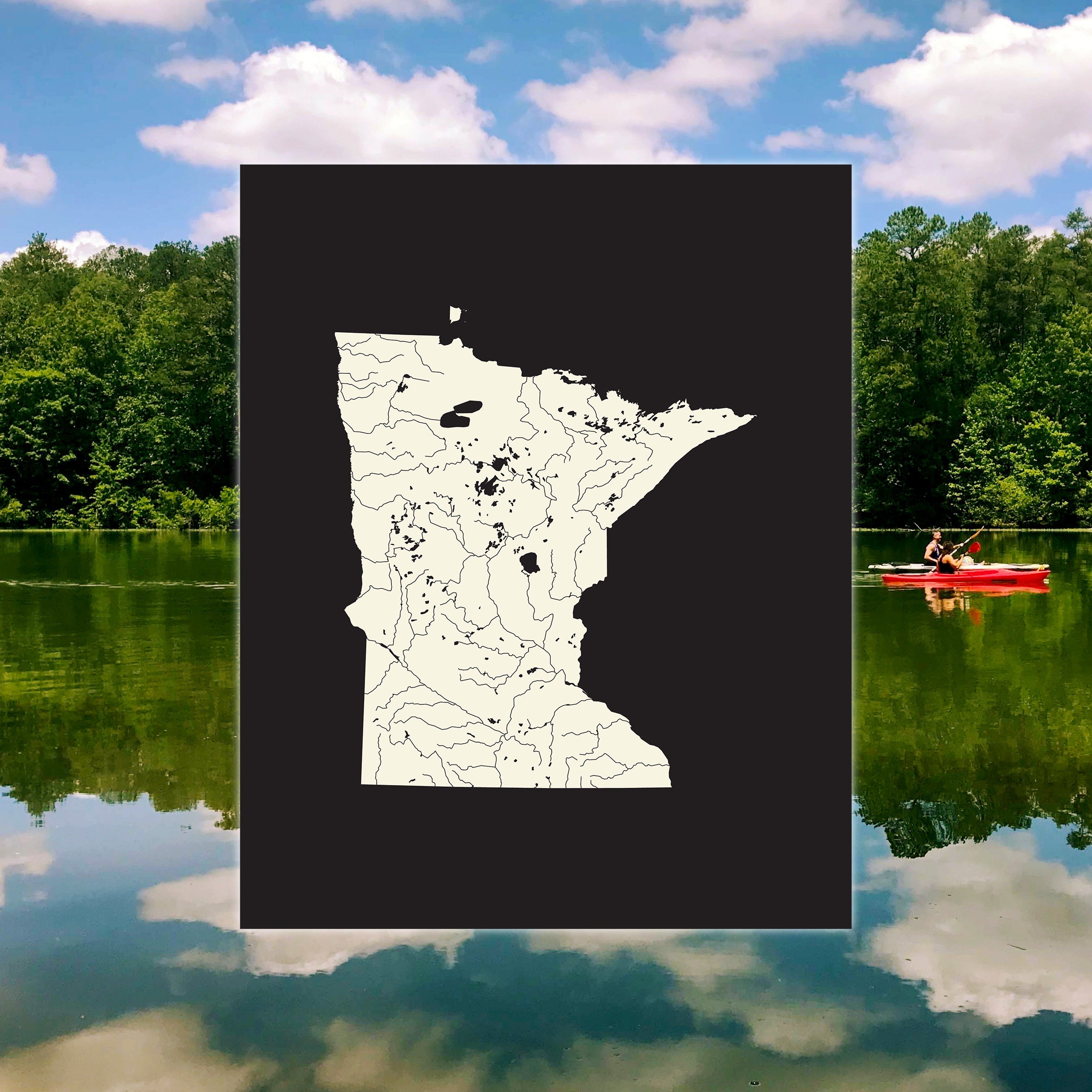 Minnesota Map Of Lakes And Rivers - United States Map