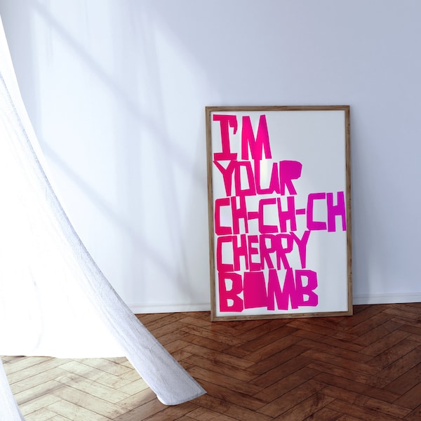 Cherry Bomb Poster - Etsy