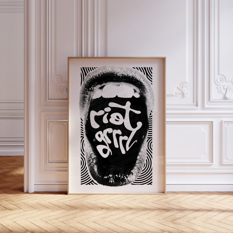 Riot Grrrl Art Print - Etsy