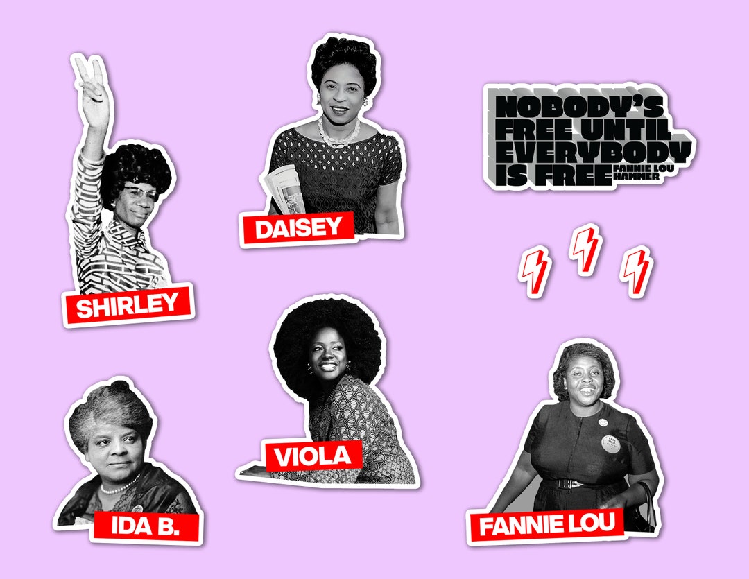 Black History Stickers Women in Black History Black - Etsy
