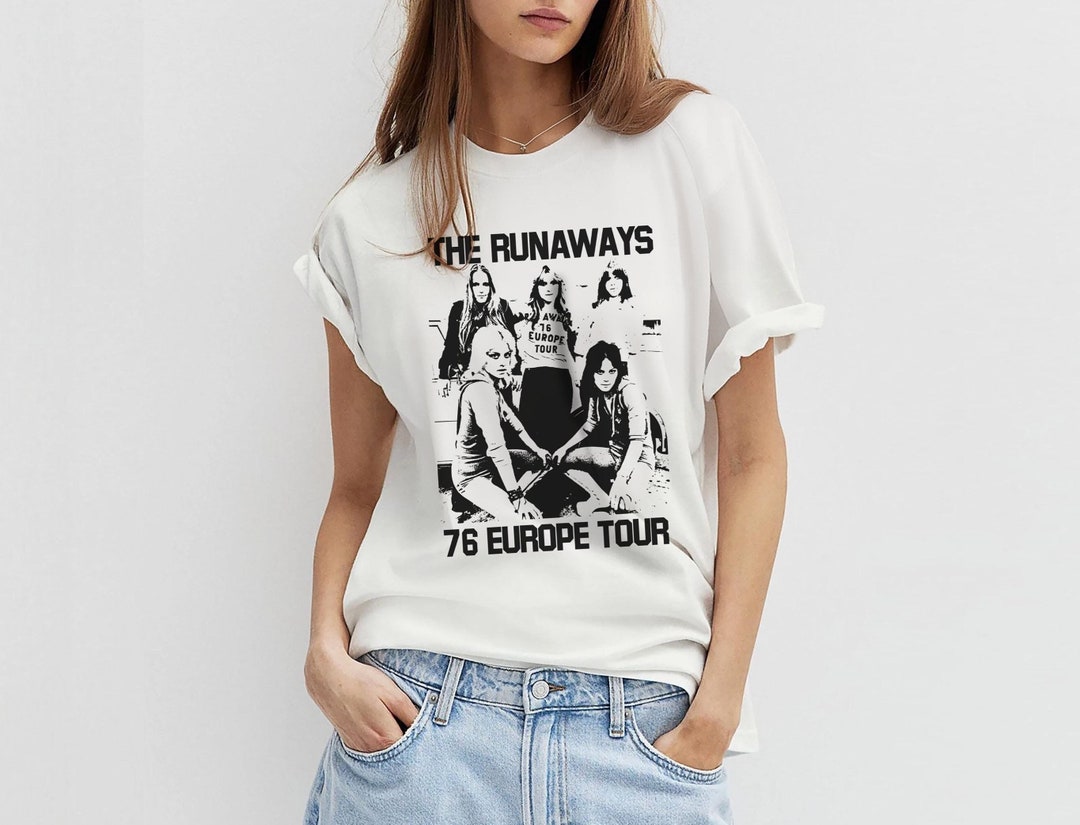 The Runaways Shirt, the Runaways European Concert Shirt, Cherry Bomb ...