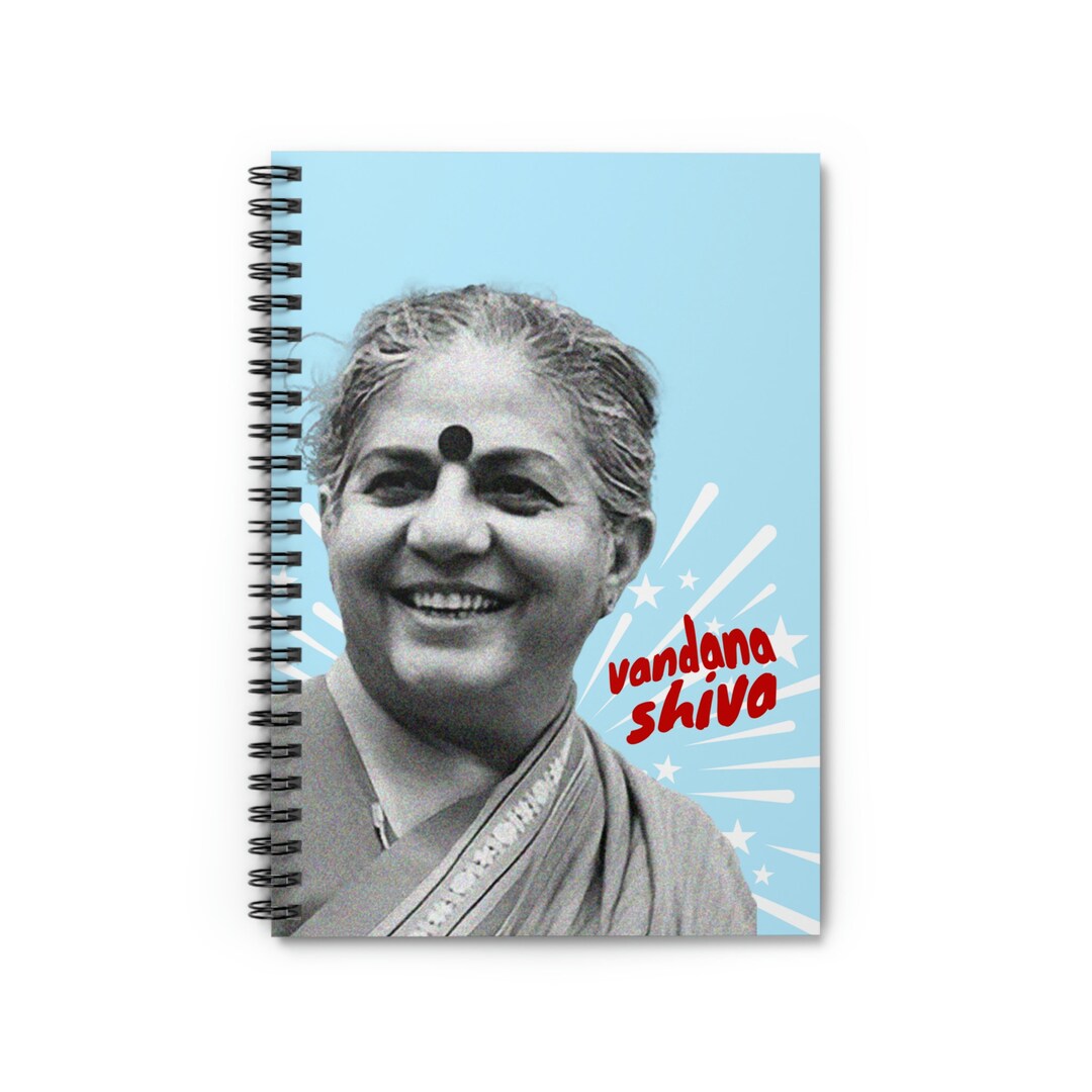 Vandana Shiva Girl Power Notebook Vandana Shiva Womens Day Eco Notebook ...