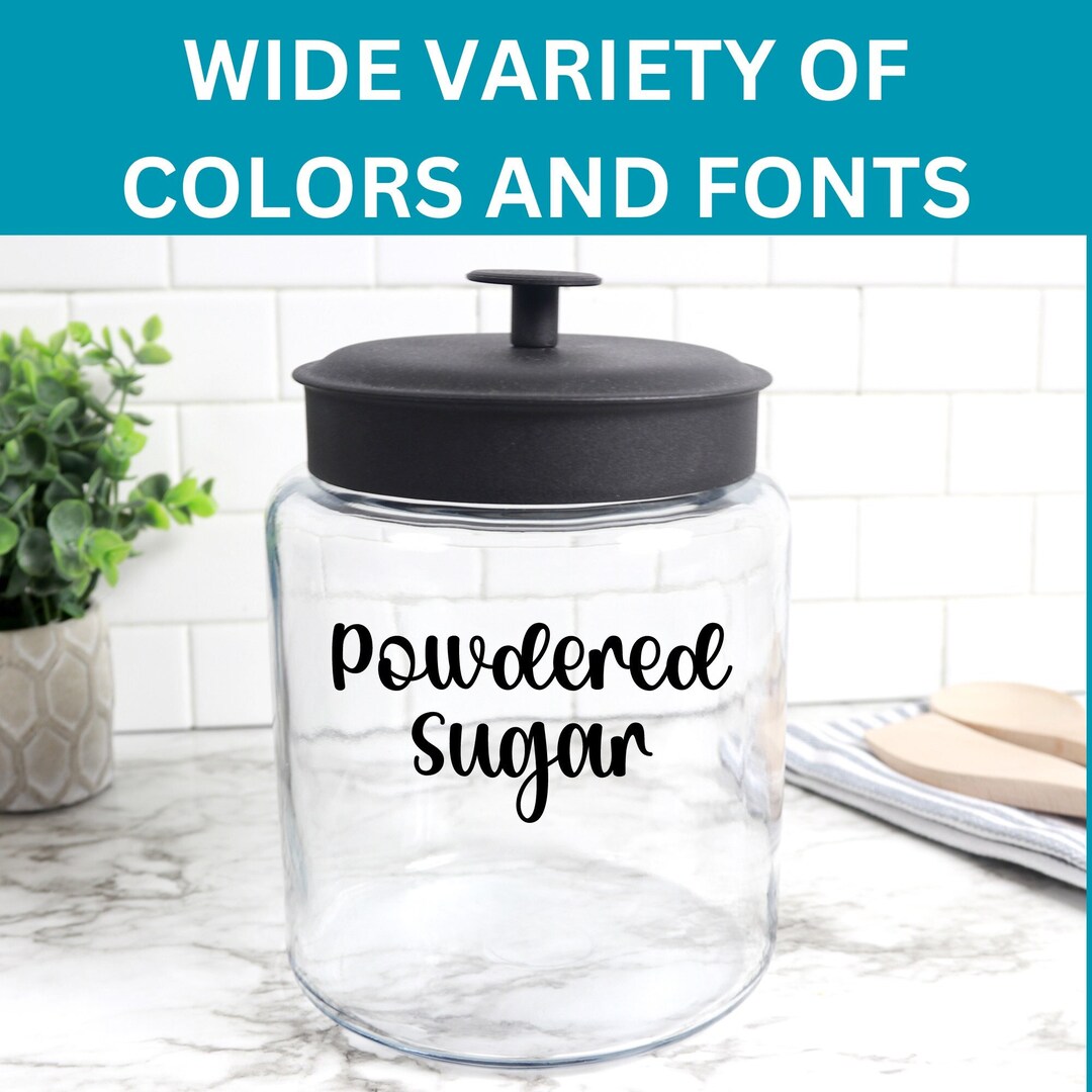 Cookie Decal, Cookie Jar Decal, Cookie Display, Decal for Canister ...