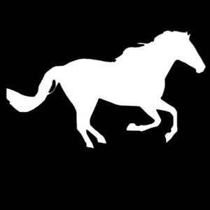 Horse Car Decal Horse Window Decal Horse Car Sticker Car - Etsy