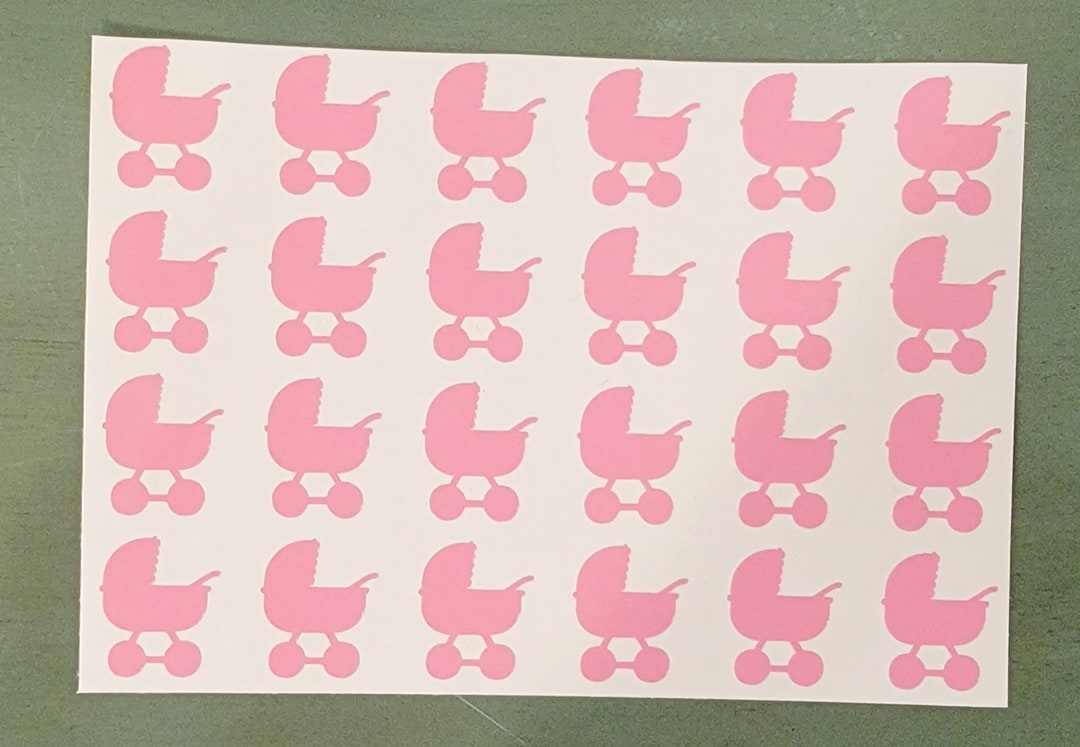 24 Baby Stroller Envelope Seals for Baby Showers and Gender - Etsy
