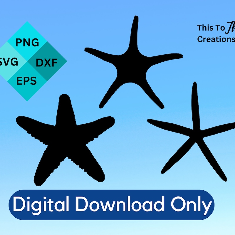 Starfish Svg - Etsy