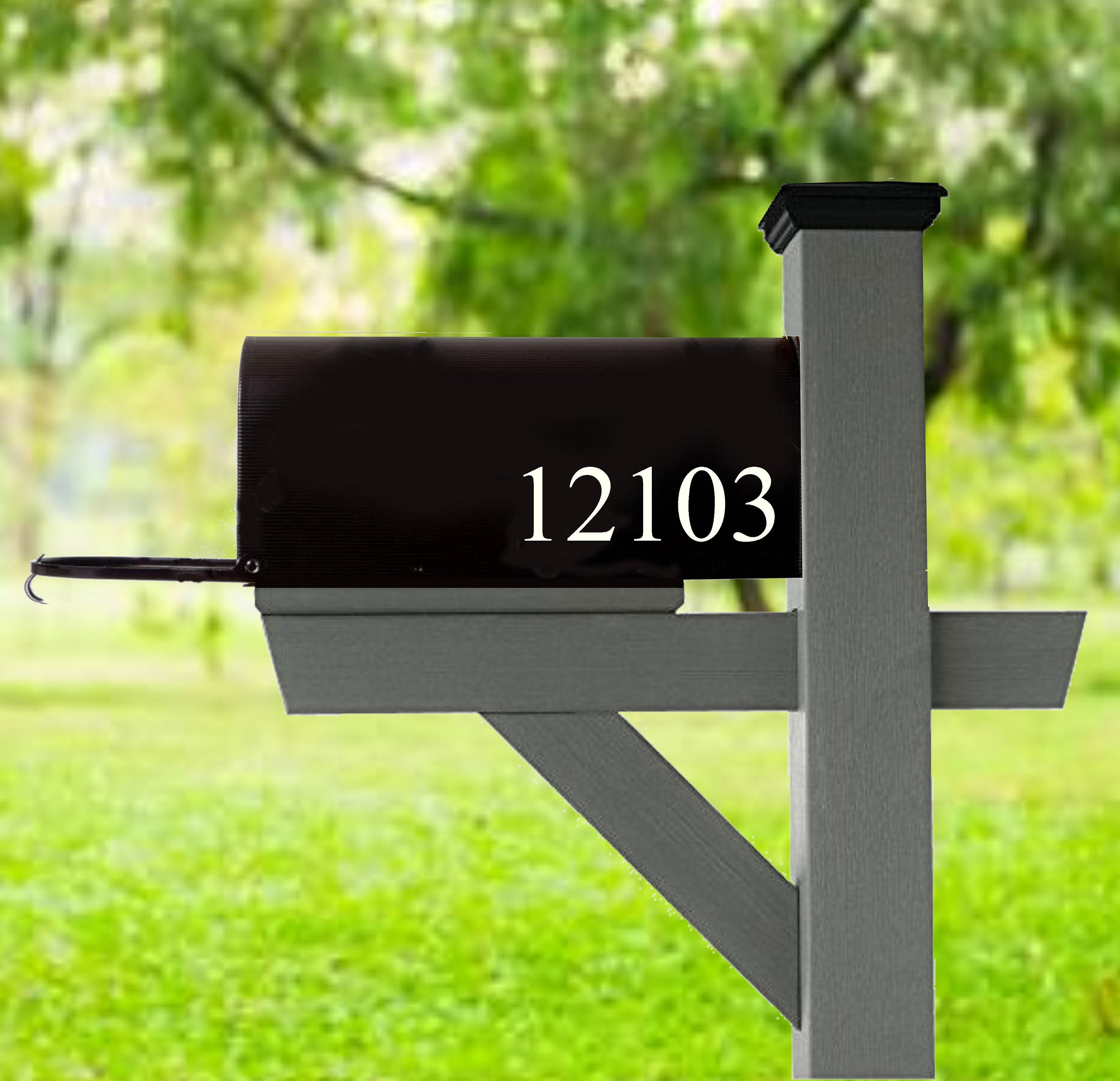 Mailbox Numbers Address Numbers for Mailbox Custom Mailbox - Etsy