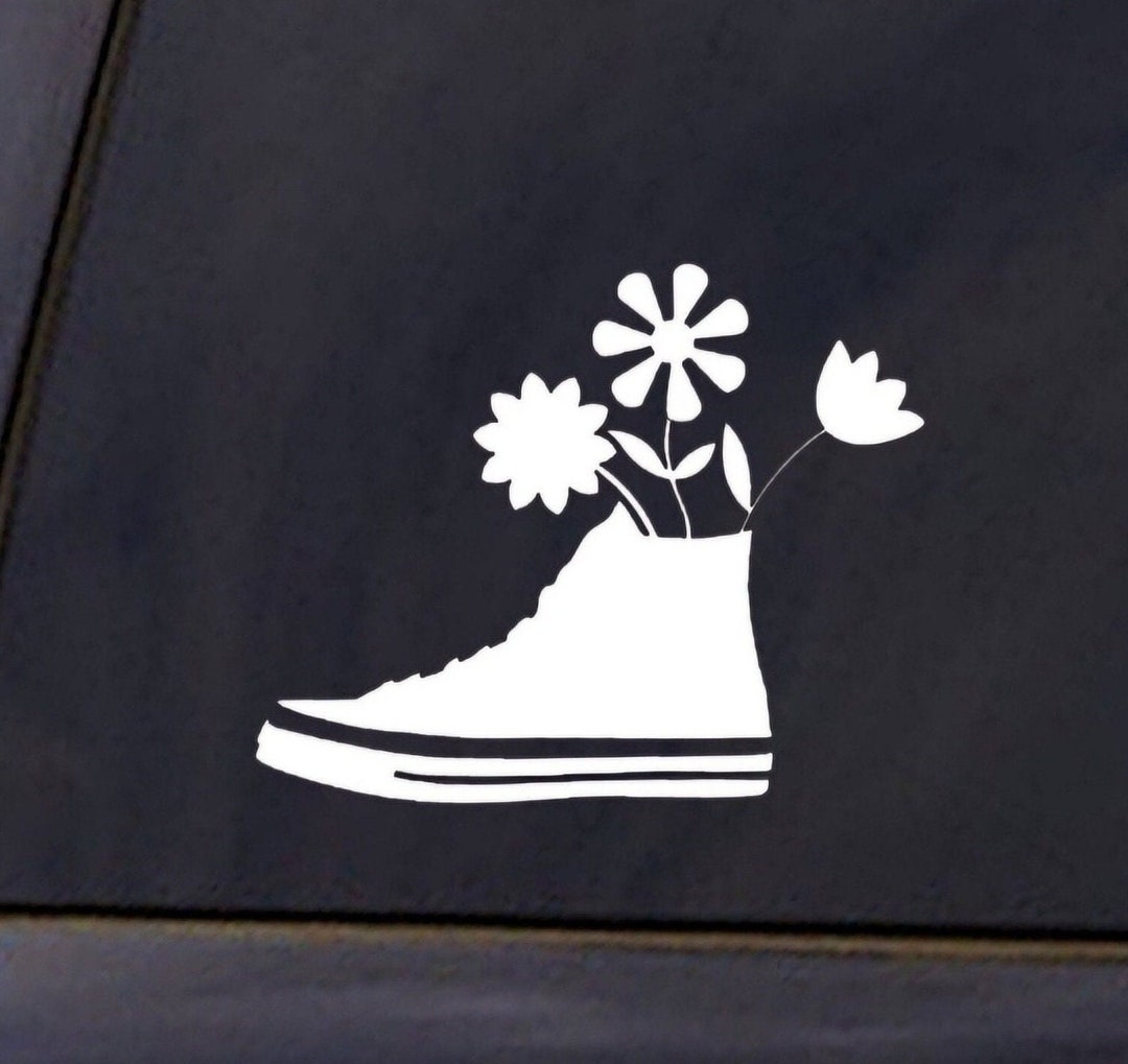 Boho Car Decal, Boho Wildflower Decal, Wildflower Sticker, Flower Vinyl ...