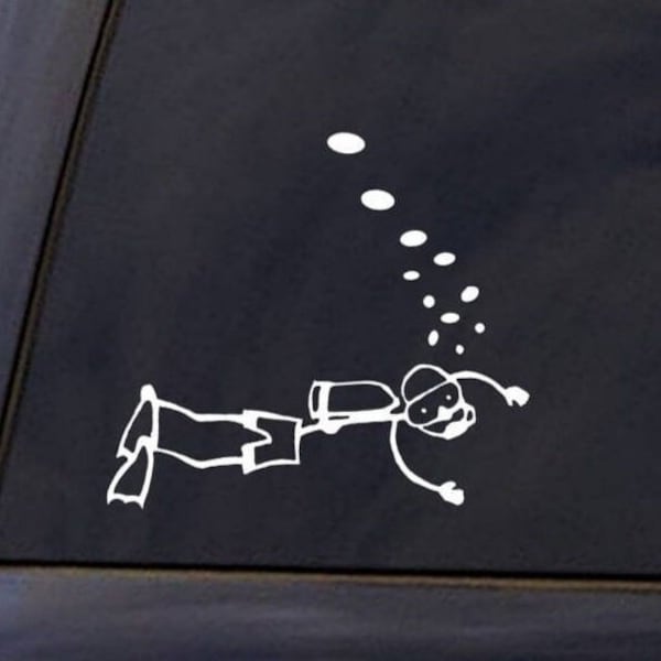 Scuba Stickers - Etsy