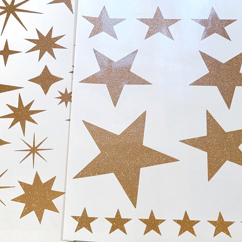 Gold Star Decal - Etsy